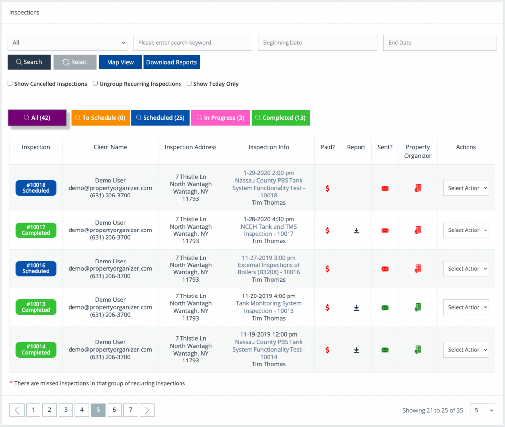 Features of Inspection Software | Link Inspect Pro
